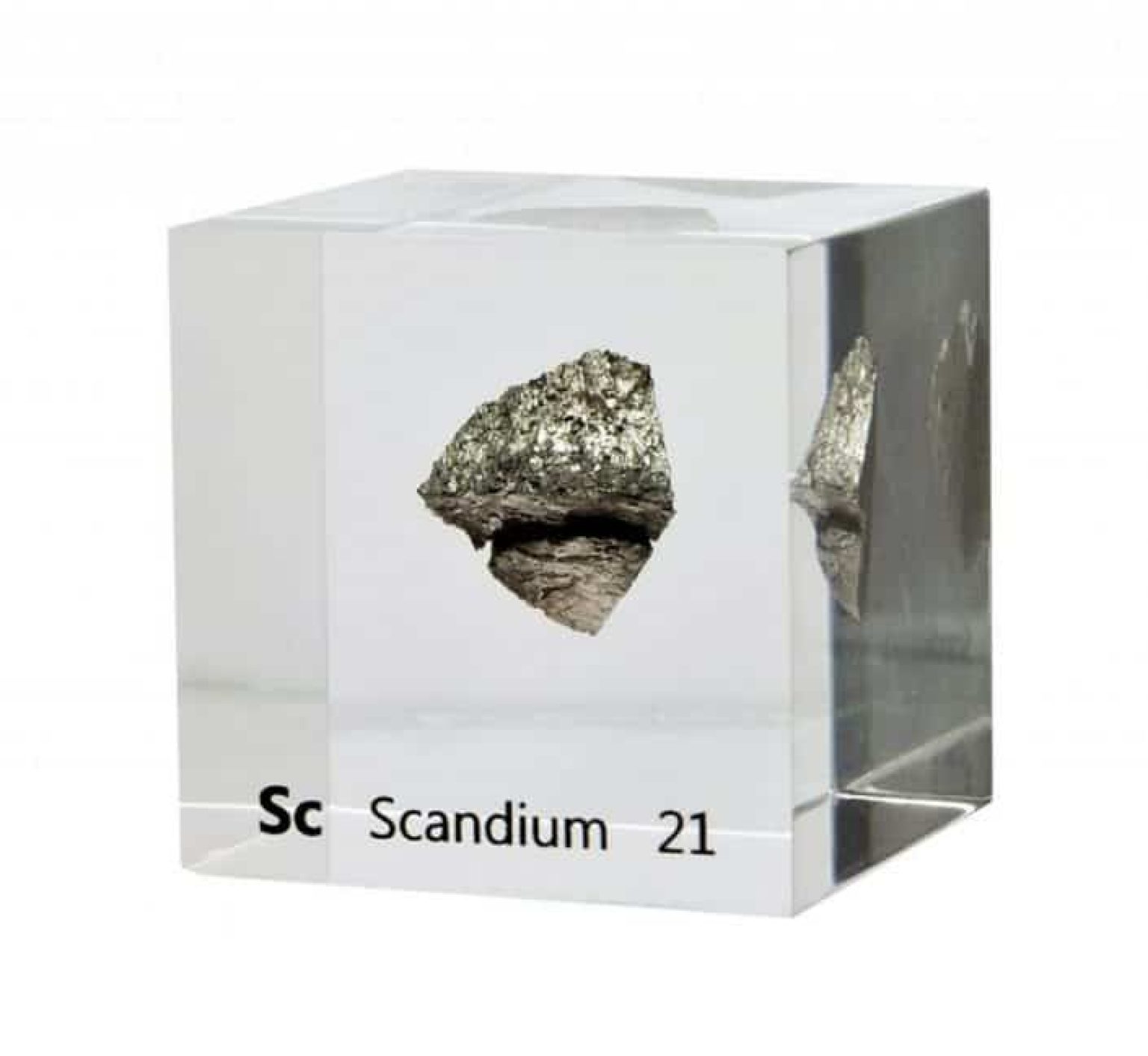 Scandium Earth Element Acrylic Cube - Suckstobebroke