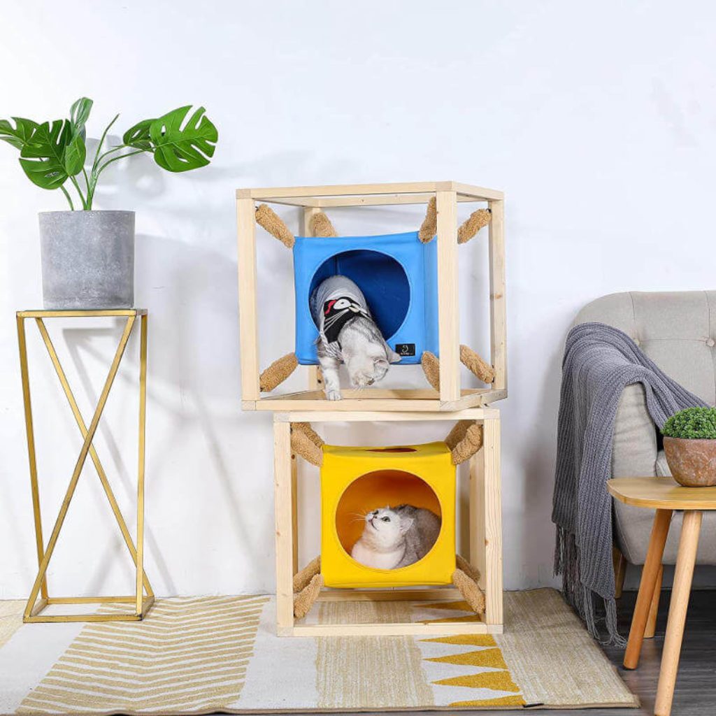 Diy Stackable Cat House Suckstobebroke