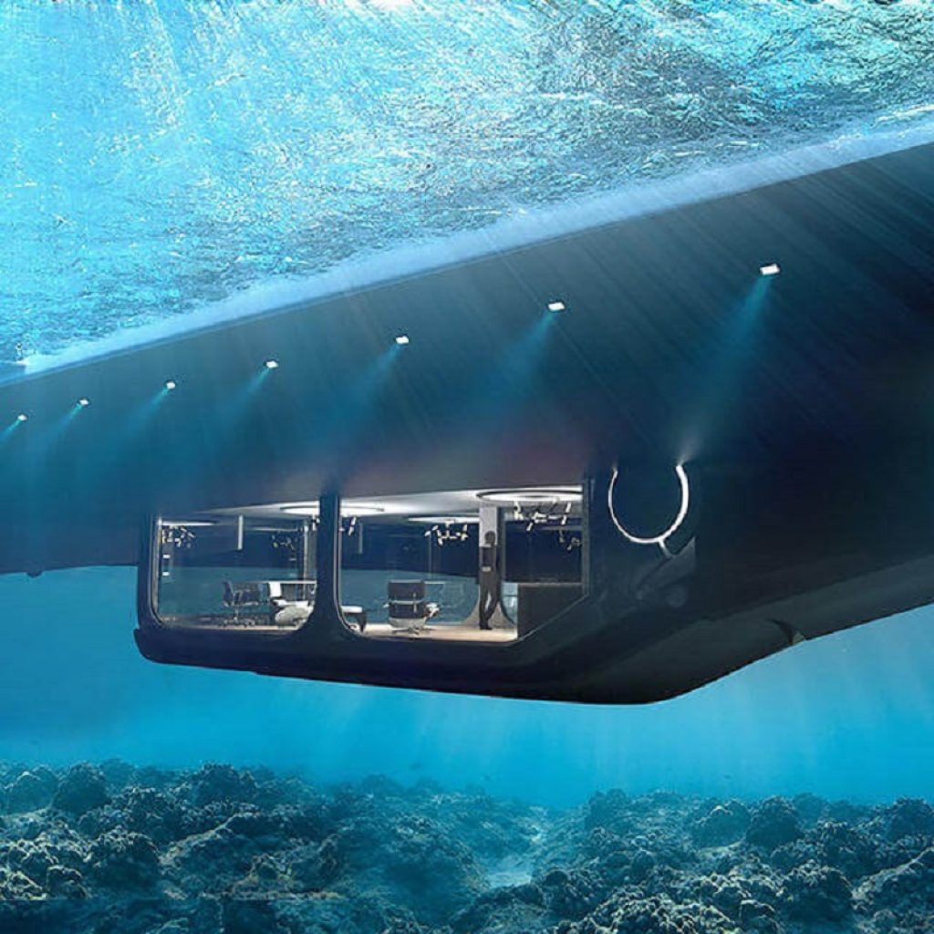 CANTHARUS SUPERYACHT CONCEPT HAS AN UNDERWATER LOUNGE WITH PANORAMIC ...