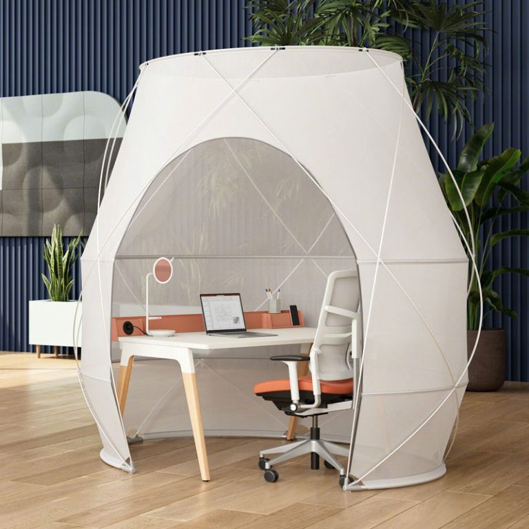 This Steelcase Pod Tent Lets You Carve Out a Private Workspace Anywhere ...