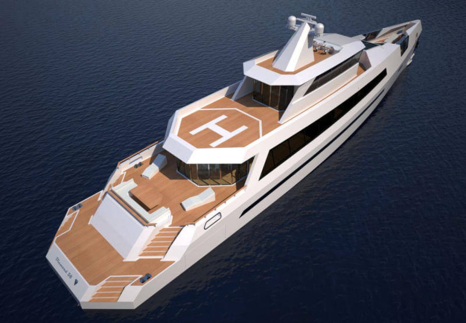 This New Superyacht Concept Resembles the US Navy Zumwalt Class ...