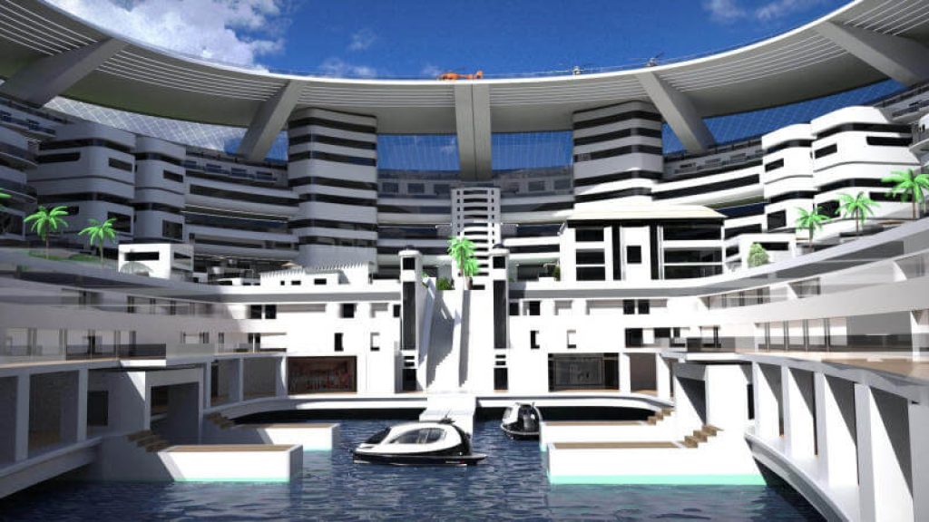 This Outlandish Turtle-Shaped Floating City Concept Known as Pangeos ...