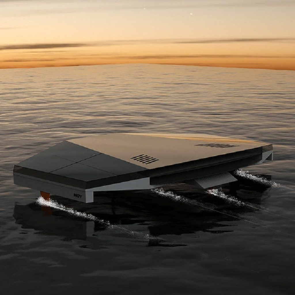 The Noy Trimaran Megayacht is a 217-Foot Stealth-Looking Vessel ...