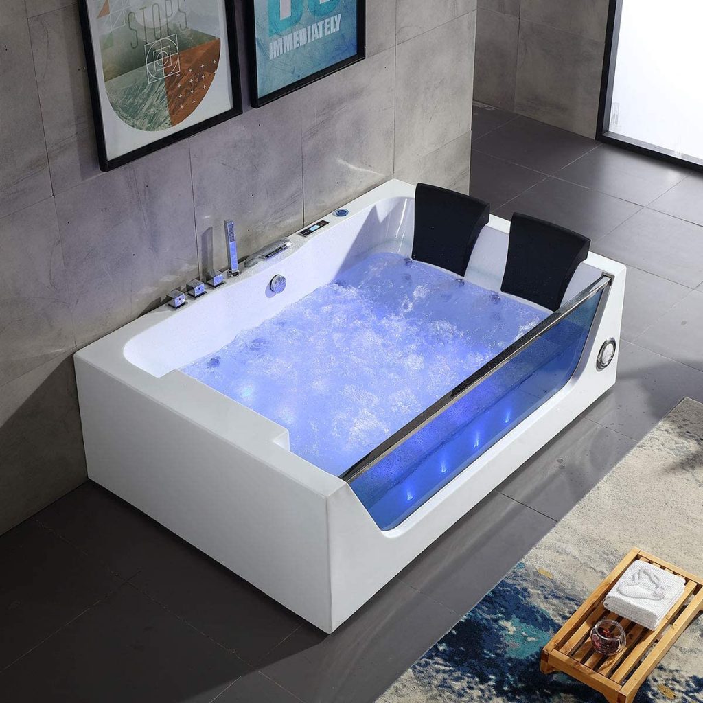 This Air Bubble Infusion Whirlpool Tub Will Pamper You With a Soothing ...
