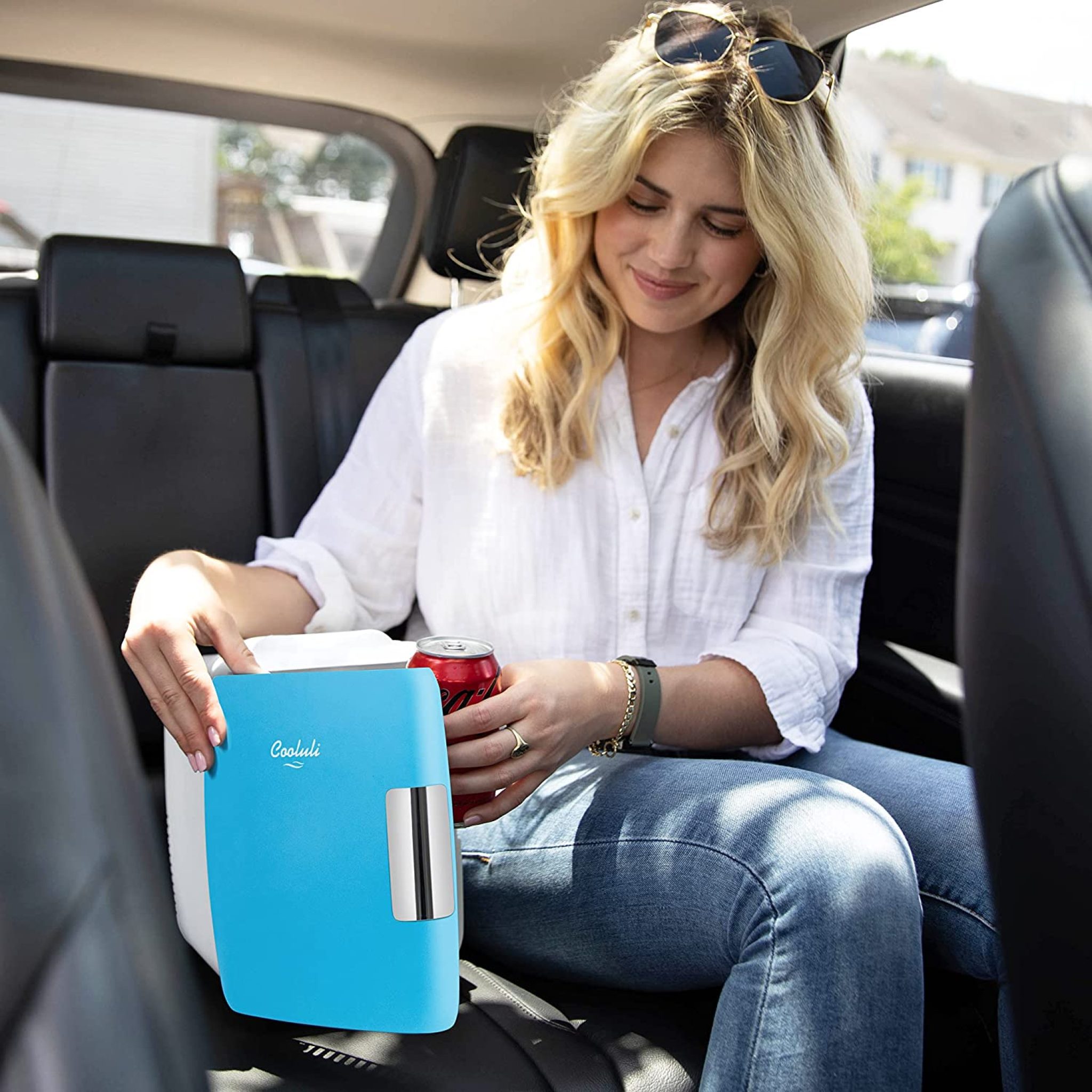 Forget Coolers, This Mini Car Fridge Will Keep Your Drinks Freezing ...